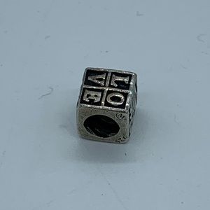 Pandora | Jewelry | Pandora Love Block Charm | Poshmark
